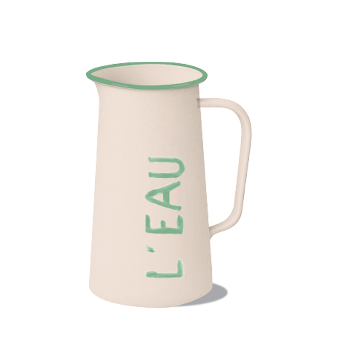 Wholesale "L'Eau" Enamel Water Jug - 20cm | EU Trade | – Talking Tables ...